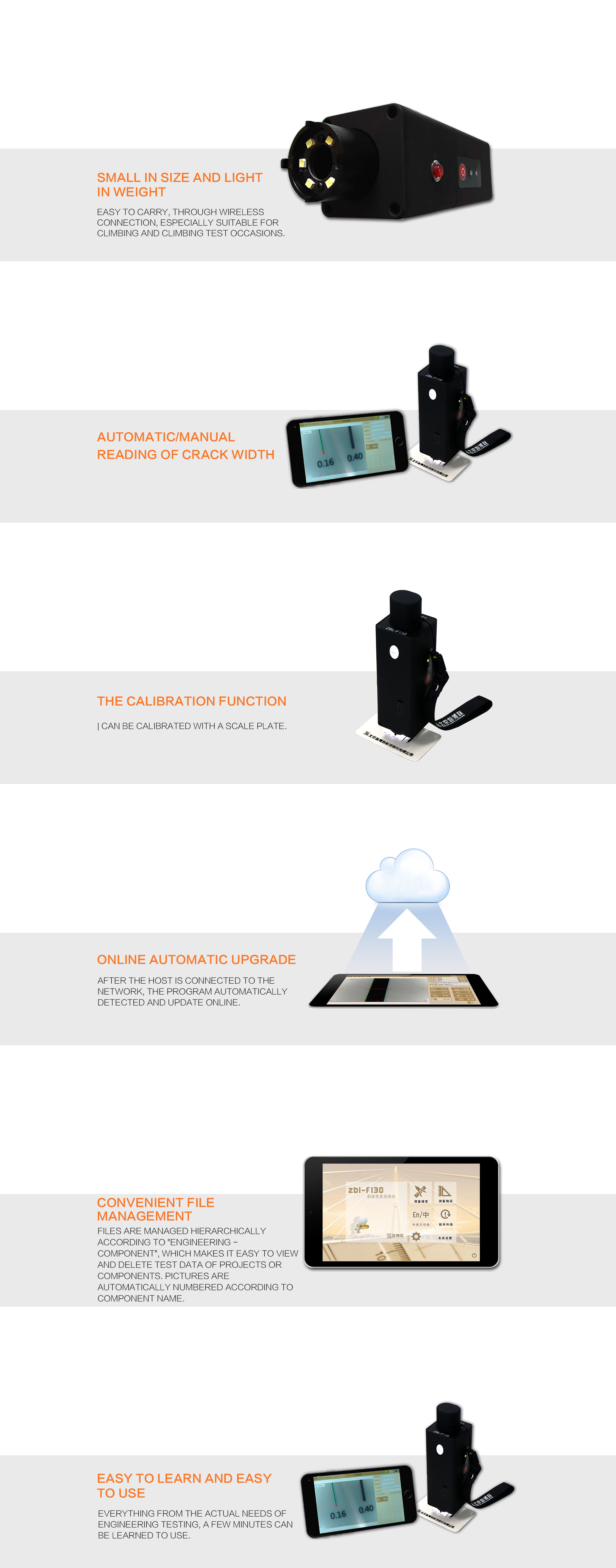 ZBL-F130 CRACK WIDTH DETECTOR